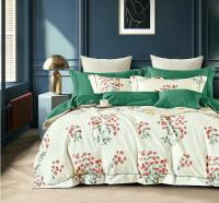 China 100% Cotton Luxury Print Fitted Bedsheet Duvet Cover Bedding Set OEKO-TEX Certified for sale