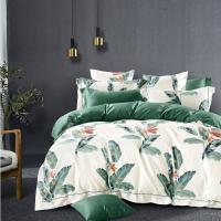 China 100% Cotton Bedding Set Duvet Cover Floral Print OEKO-TEX Certified Queen King Size for sale