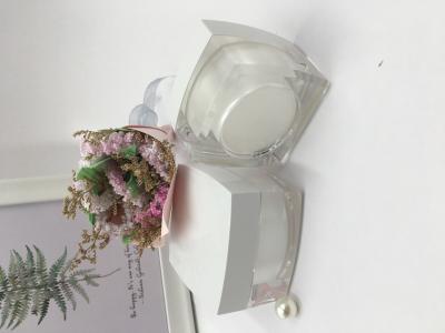 China Mini Jar With Lid Acrylic Custom Cosmetic Jar Empty Cosmetic Jar Container for sale