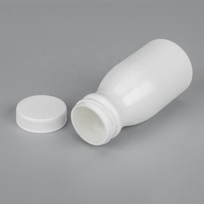 China 120CC HDPE Medicine Container Empty Plastic Bottle Packaging Capsules Tablet With Screw Caps Food Grade Pharmaceutical Bottle for sale