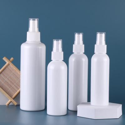China 20ml30ml50ml60ml100mlPET Round Fine Mist Spray Bottle Plastic Container Custom Logo Pump Sprayer for Beach and Pool Days for sale