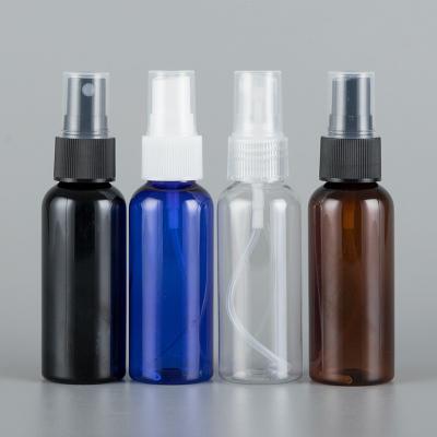 China 20ml30ml50ml60ml100mlPET Round Fine Mist Spray Bottle Plastic Container Custom Logo Pump Sprayer for Beach and Pool Days for sale