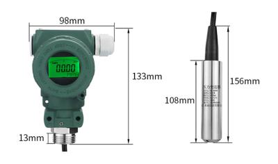 Cina Stainless Steel 4--20mA Level Sensor for Accurate Hydrostatic Water Level Measurement in vendita