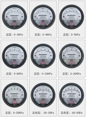 China Customizable 120mm Differential Pressure Gauge for Air Pressure Control and Monitoring for sale