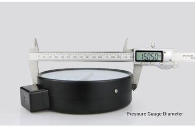 China Medidor de presión de conexión inferior de 150 mm 60 bar 1,6% con manómetro de resistencia remoto en venta