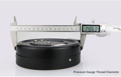 China Medidor de presión de conexión inferior de 150 mm 60 bar 1,6% con manómetro de resistencia remoto en venta