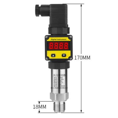 China 4-20ma 0-5v LED Digital Waterproof Liquid Pressure Sensor with Smart Fire Controlling for sale