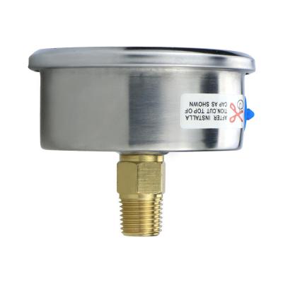 Cina Supporto personalizzato 60mm manometro con filo NPT1/4 e connessione di ritorno assiale in vendita