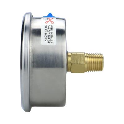 Cina Supporto personalizzato 60mm manometro con filo NPT1/4 e connessione di ritorno assiale in vendita