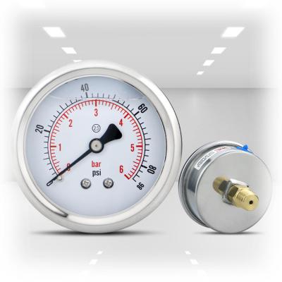 Cina Supporto personalizzato 60mm manometro con filo NPT1/4 e connessione di ritorno assiale in vendita