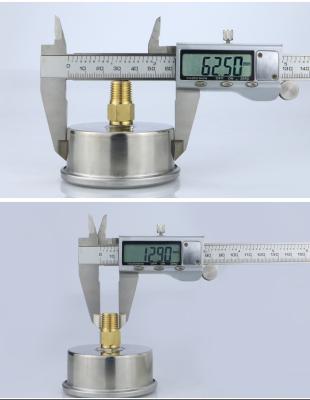 Cina Supporto personalizzato 60mm manometro con filo NPT1/4 e connessione di ritorno assiale in vendita