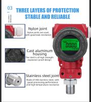 China 4-20mA Explosion-proof Digital LCD Pressure Transmitter Customizable Thread Connection for sale