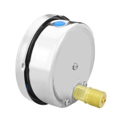 Cina 100 mm Gas Pressure Gauge Meter 0-100 Mpa Glicerina Silicone Oil riempito strumento di misura in vendita