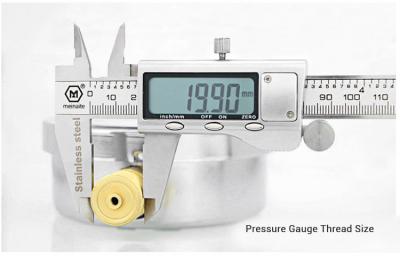 China YN100 100mm Dial Liquid Air Pressure Gauge 100MPa Glycerol Filled Pressure Indicator for sale