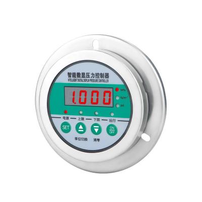 China AC380V Achterwaarts aangesloten 304 roestvrij staal manometer -1-1000bar Intelligente digitale luchthydraulische druk Te koop