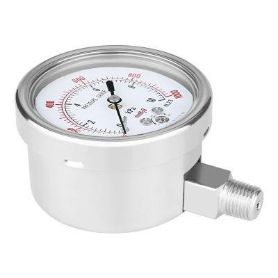 China Customized 304ss High Temperature Resistant Natural Gas Pressure Gauge for Industrial for sale