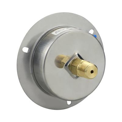 China High Precision Copper Joint Manometer Flange Type Pressure Gauge Hydraulic 0.1-60mpa 2.5% for sale