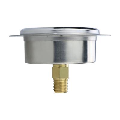 China High Precision Copper Joint Manometer Flange Type Pressure Gauge Hydraulic 0.1-60mpa 2.5% for sale