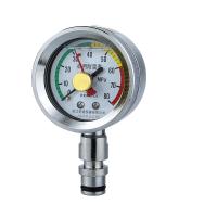 China Insertion-Type DN10 KJ10 Thread Shockproof Mining Pressure Gauge CE Pressure Indicator for sale