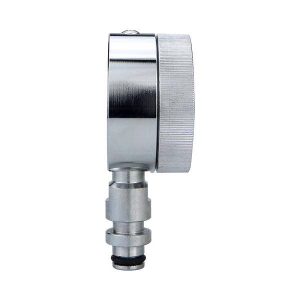 Quality 60mm Panel Mount Mine Pressure Gauge 2.5% Gas Water Pressure Indicator Hydraulic for sale