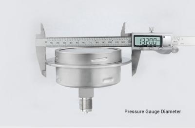 China 99mm Nominal Diameter Back Connected Pressure Gauge for Accurate Pressure Measurement for sale