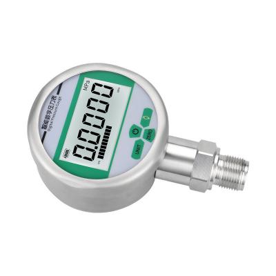 China 0.5%FS 0.4%FS 4 digits stainless steel LCD digital display hydraulic pressure gauge Best for sale