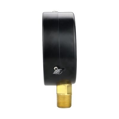 China Medidor de pressão seco de 100 mm NPT1/2 com concha de ferro e conector de cobre Precisão 1,6% à venda