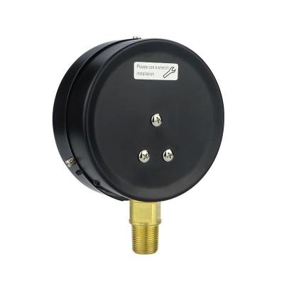 China 100 mm BSP Hydraulische drukmeter 1-600 bar Zuurstofmanometer Gauge voor waterdraad Te koop