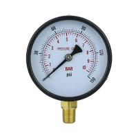 China 4 Inch Panel Manometer Precision Pressure Gauge Hydraulic with Customized Support OEM for sale