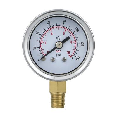 China 10 bar drukmeter Ruitingsbak Vloeibare gas Algemene vacuümdrukmeter Te koop