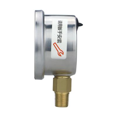 China 10 bar drukmeter Ruitingsbak Vloeibare gas Algemene vacuümdrukmeter Te koop