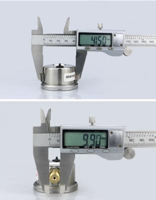 China 10 bar drukmeter Ruitingsbak Vloeibare gas Algemene vacuümdrukmeter Te koop