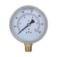 Quality YN100 High Accuracy Glycerine Pressure Gauge in 4 Inch Size with Customizable for sale