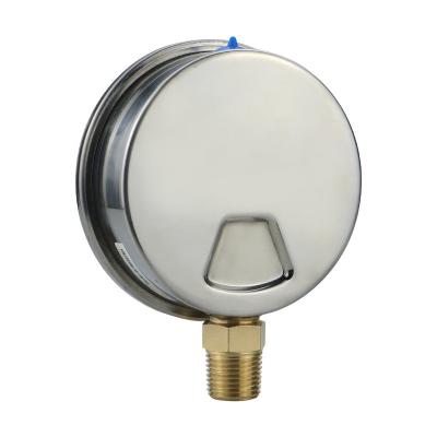 Cina YN100 High Accuracy Glycerine Pressure Gauge in 4 Inch Size with Customizable Options in vendita