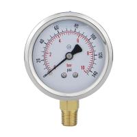 China 1/4 Threaded Connection 60mm Surface Diameter Precision Pressure Gauge for 250 Range for sale