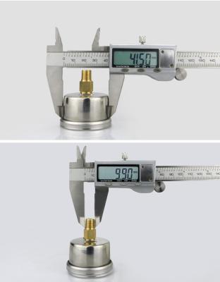 China 1.5 Inches 304ss Case 1/8 Brass Thread Water Pressure Gauge for Measuring Instrument for sale