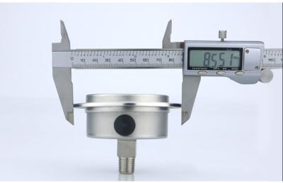 China 60mm Nominal Diameter High Pressure Oil Flow Meter Axial Gas Manometer With Back Flange for sale
