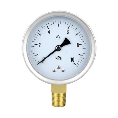 China M20*1.5 Thread Pressure Measuring Instruments Micro Manometer Capsule Hydraulic Gauge for sale