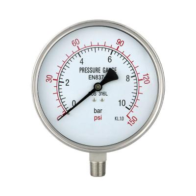 Cina Dispositivo idraulico di misura della pressione del carburante in acciaio inossidabile ad alta temperatura da 150 mm in vendita