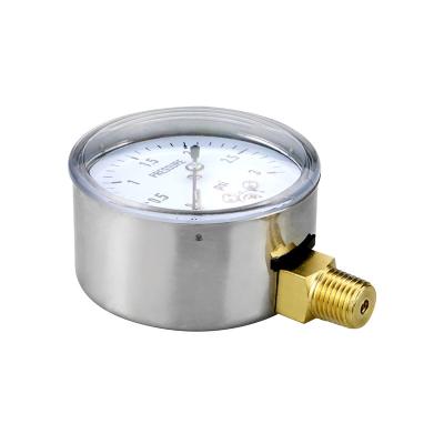 China 2.5 polegadas 3psi 5psi Micro Manômetro de pressão de cápsula para aplicações industriais à venda