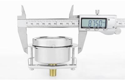 China Industry Precision ZG1/4 Axial Capsule Pressure Gauge with 2.5% Accuracy and OEM Support for sale