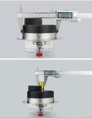 China Electric Contact Point Precision Air Pressure Gauge Flange Edge 25 Bar Manometer for sale