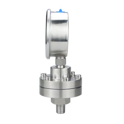 China 3/8-draaddiafragma-drukmeters voor uitstekende waterdrukmeter van roestvrij staal Te koop