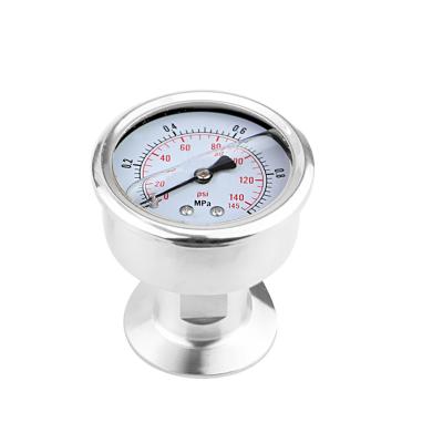 Cina 60 mm di diametro nominale Gas Natural Pressure Gauge con design completo in acciaio inossidabile in vendita