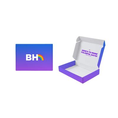 China Oem price folding cardboard recycle kraft paper mailer box packaging custom shipping box for sale