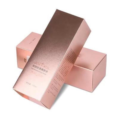 China Personalized luxury white cardboard paper box for skin care product bottle luxury custom cosmetics box packaging with logo for sale