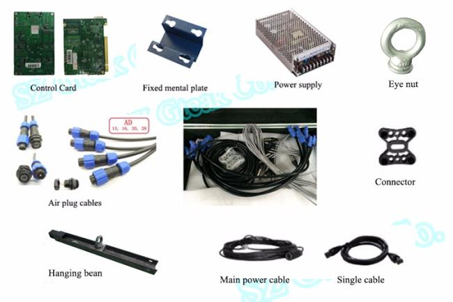 pubblicita esterna a colori screen led p4.81 outdoor led screen videowall led pannello led displays