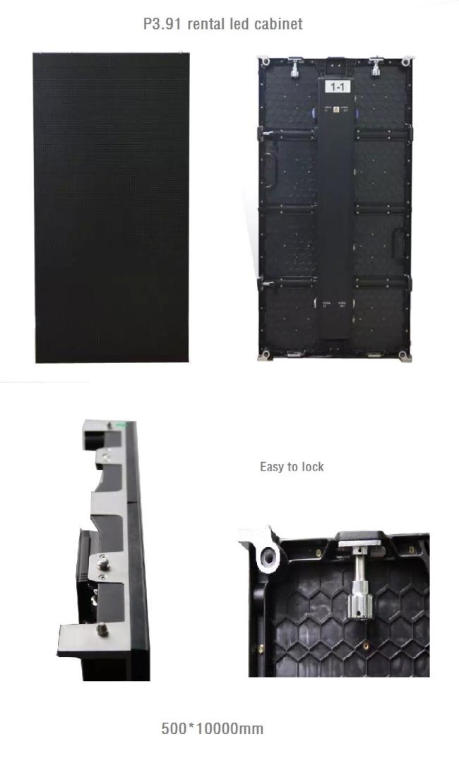 Rental p3.9 full color led screen indoor price video wall led display p3.91 for the stage