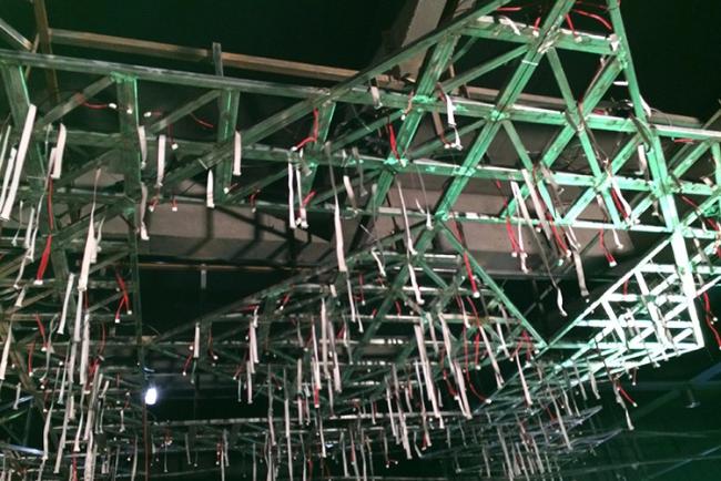customized led night club ceiling full color lighting