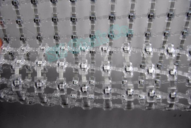 transparent cheap flexible led curtain price